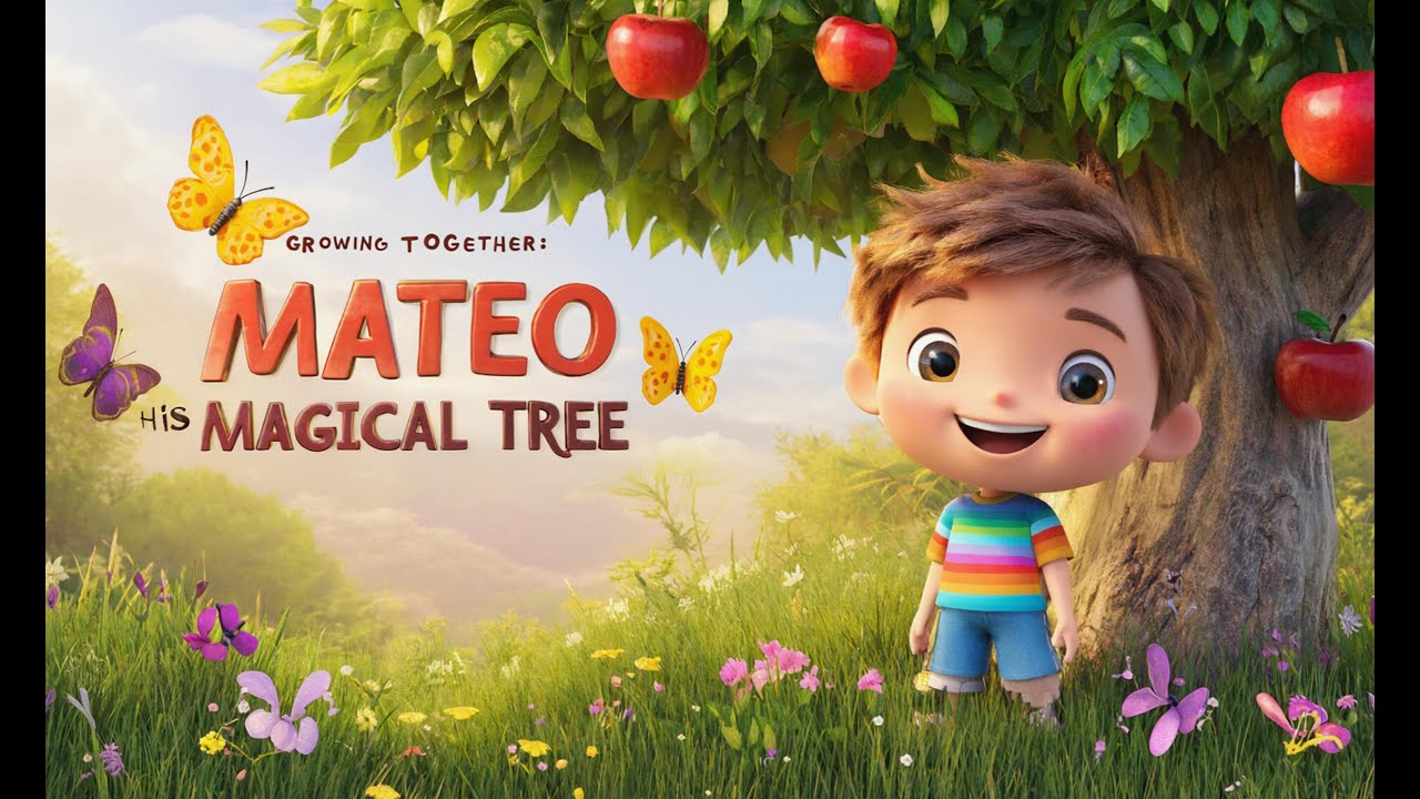 🍎 Growing Together: Mateo & His Magical Tree | Bedtime Story for Kids 🌳 ...