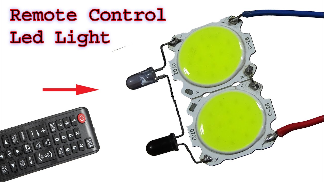2 Amazing Remote Control ON OFF Led Light Circuit using BC547 & NE555 ic - YouTube