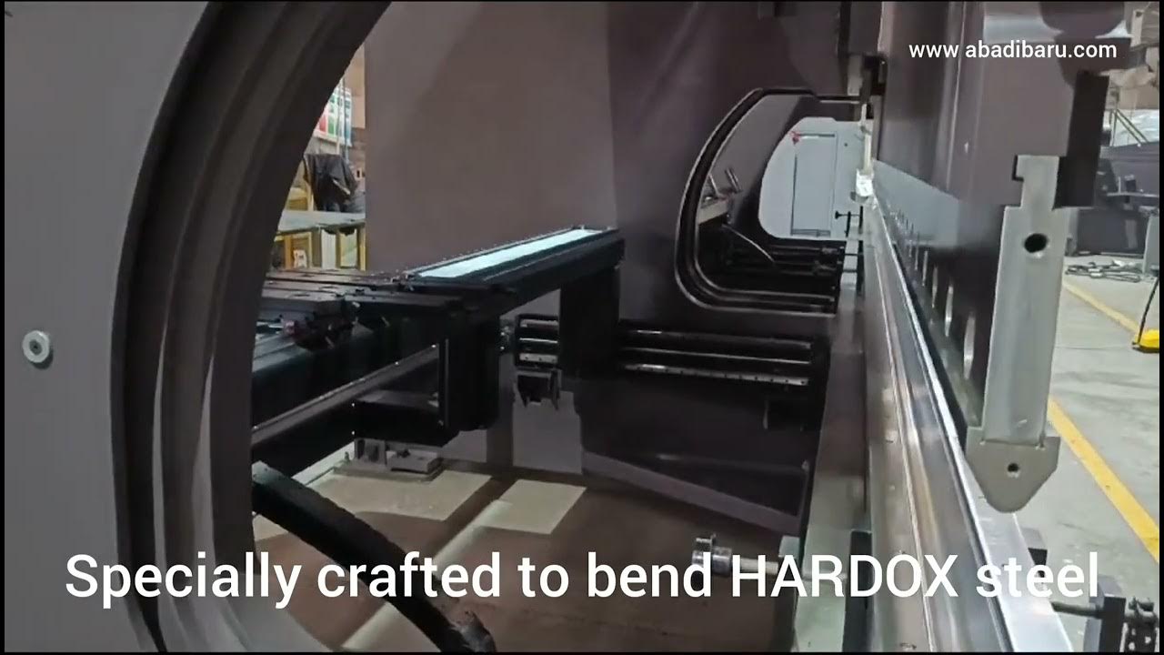 Haco Heavy Duty Press Brake Machine specially crafted to bend HARDOX steel - YouTube