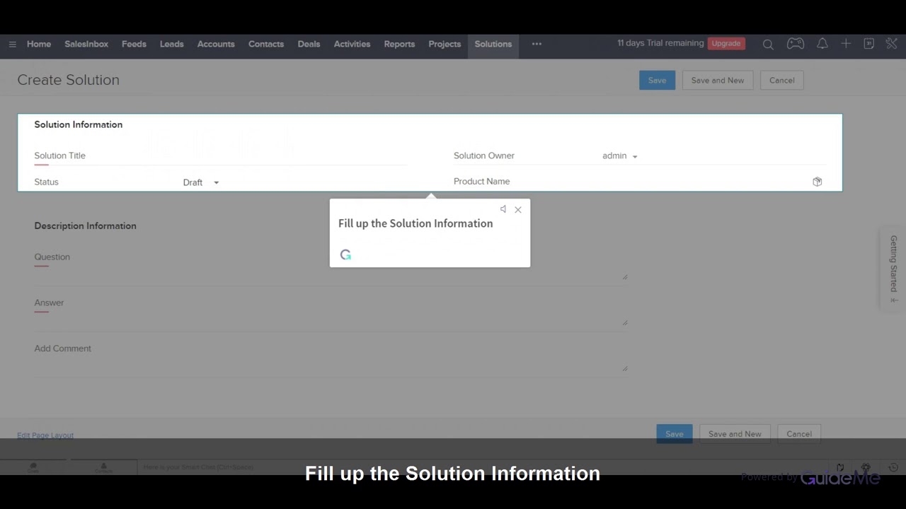 How to Provide Case Solutions in Zoho CRM @zohocrm - YouTube
