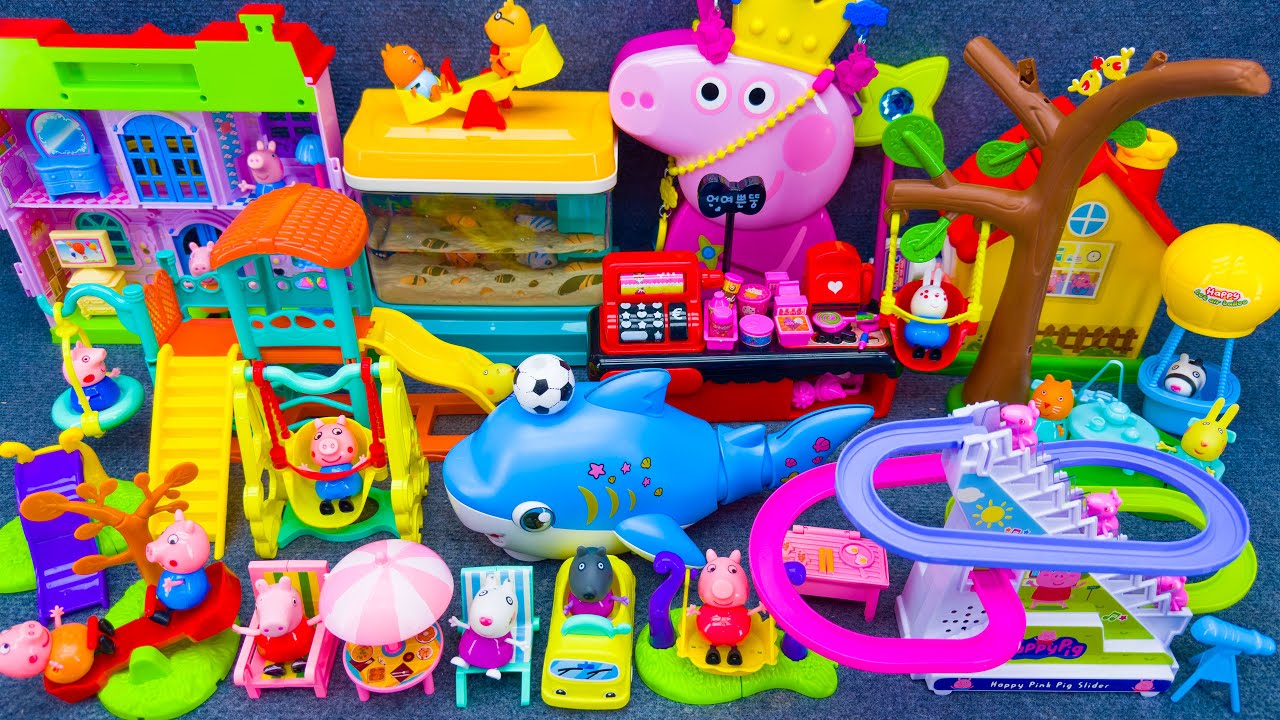 18 Minutes Satisfying Unboxing Peppa Pig Fish Tank Toys, Peppa Pig ...