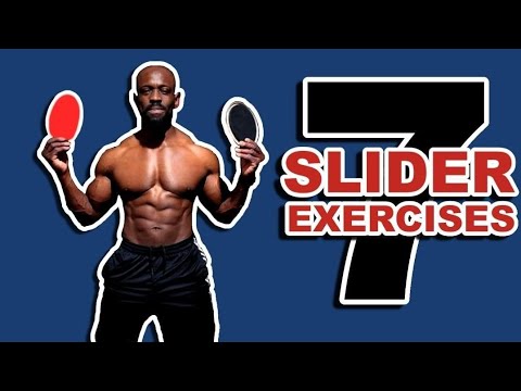7 Slider Exercises | Core and Legs Training - YouTube