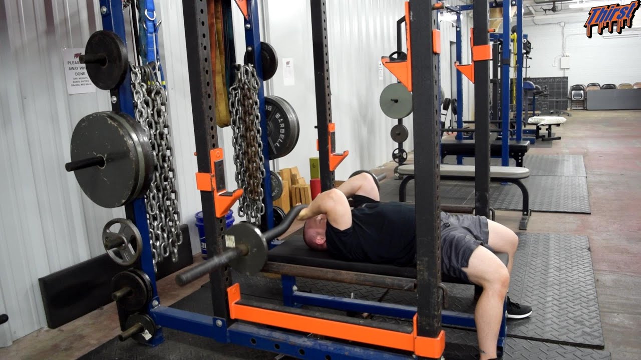 EZ Bar Skull Crusher - THIRSTgym.com - YouTube