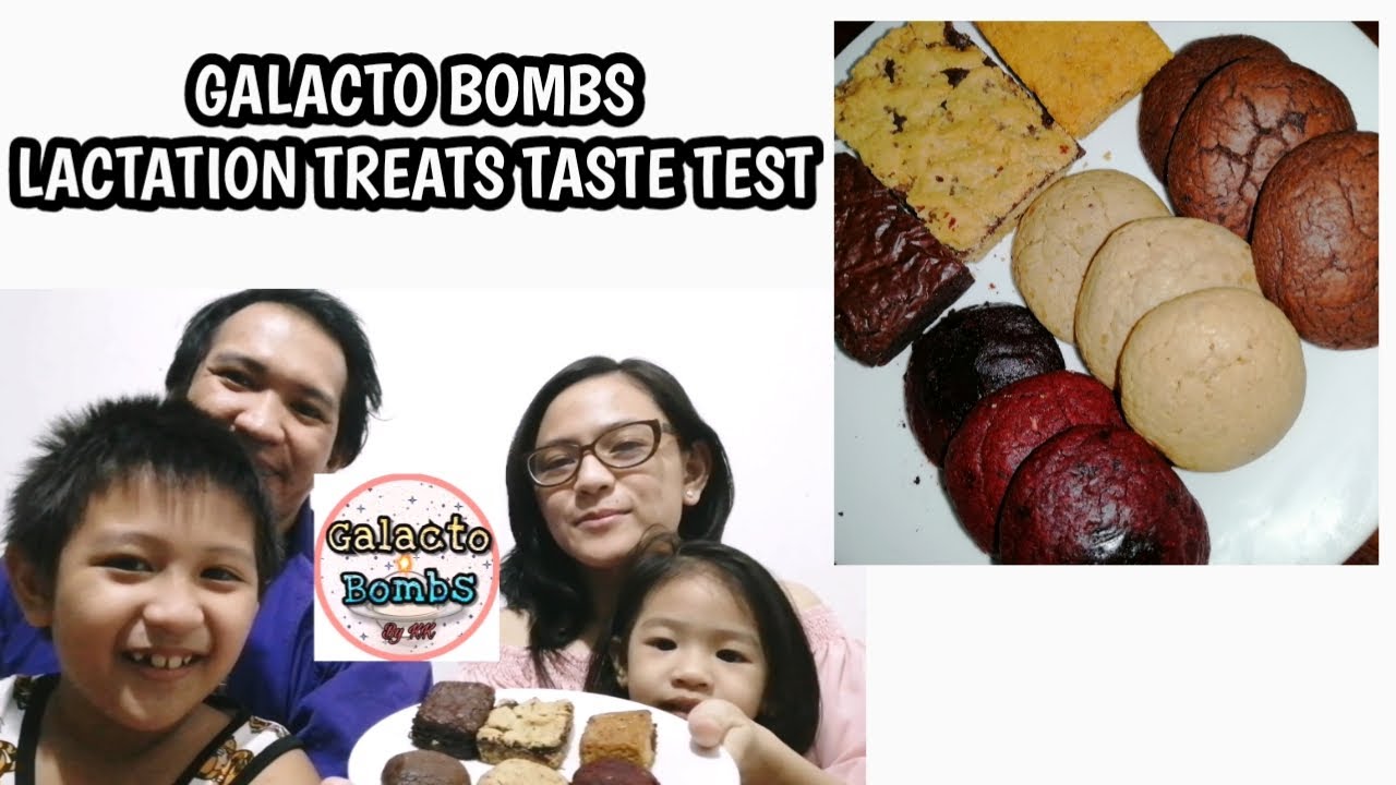 Galacto Bombs Lactation Treats Taste Test || Pamilya B - YouTube