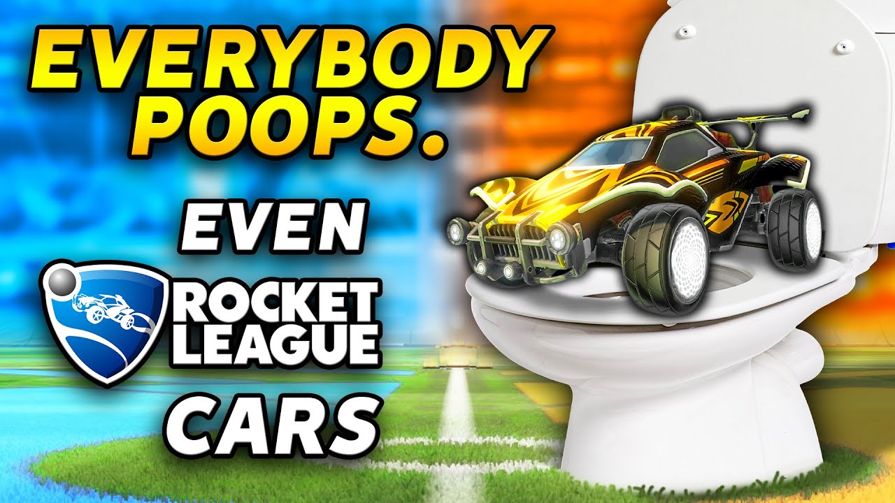 Everybody poops... even Rocket League cars - YouTube