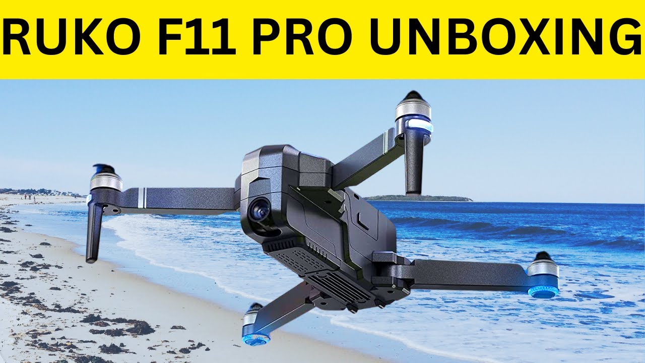 Ruko F11 Pro Drone 4K Camera What's in the box - YouTube