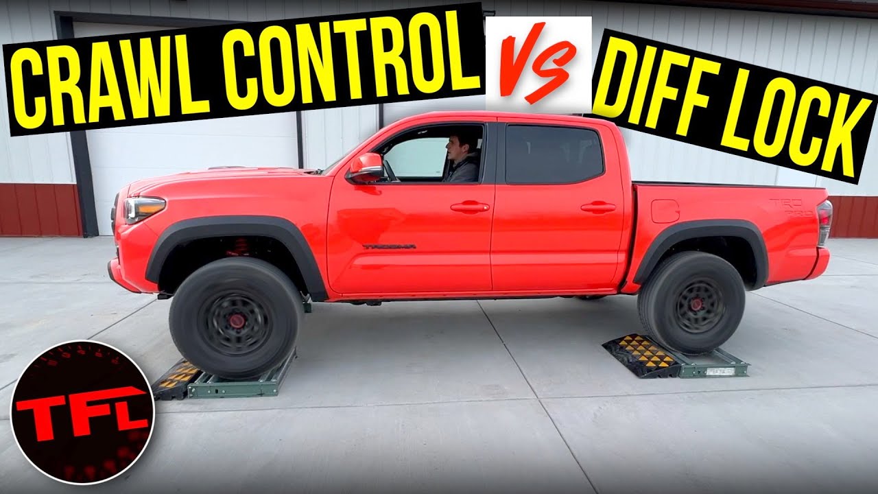 What Is Better: Toyota Crawl Control OR Differential Lock? TFLslip Test ...