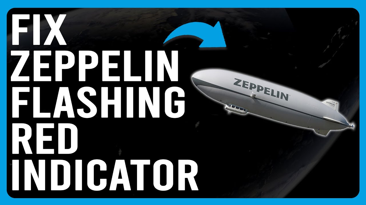 How To Fix Zeppelin Flashing Red Indicator (Problem With Power Supply ...