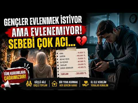 Gençler Evlenmek İstiyor Ama Evlenemiyor! Sebebi Çok Acı... 💔