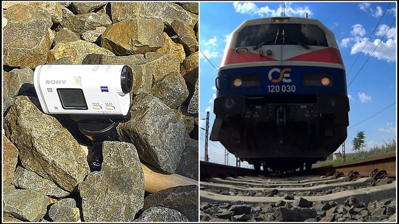 SONY Action Camera Under Trains in Greece plus.... - YouTube