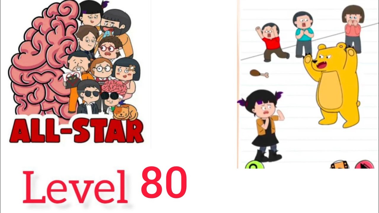Brain Test All Star Level 80 - YouTube