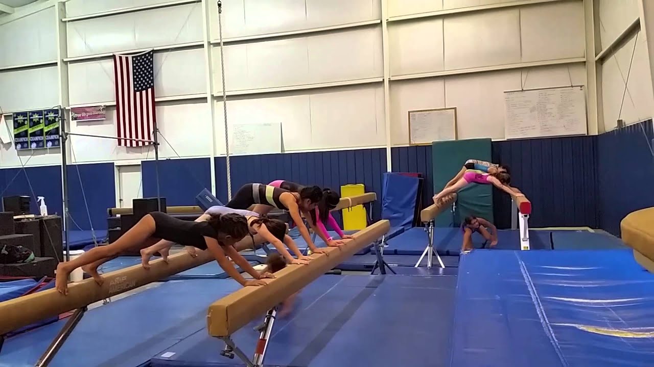 The Pushup Hold Game (Gymnastics/Fitness/Games) - YouTube