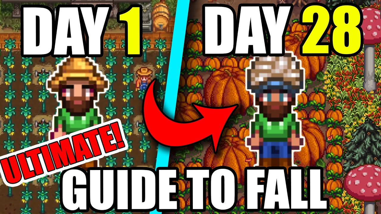 Ultimate Stardew Valley Guide for Fall |Pre 1.6| - YouTube