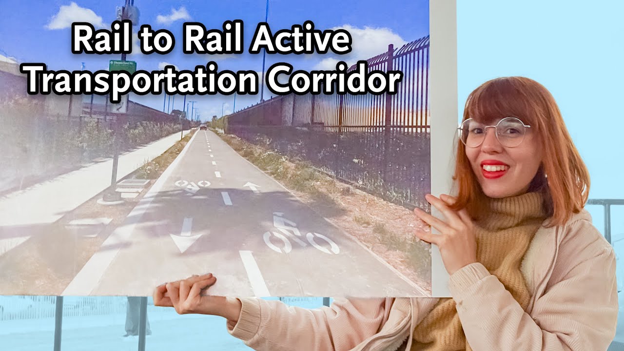 Lety Does the Grand Opening of the Rail to Rail Active Transportation Corridor - YouTube