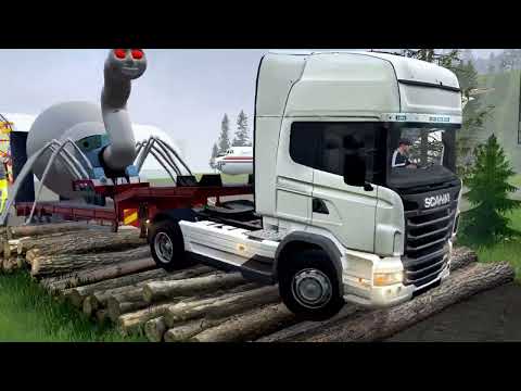Spintires: Mudrunner Mod Truck | Driver Skills Gameplay | Game Daily 013 #mudrunner #spintires