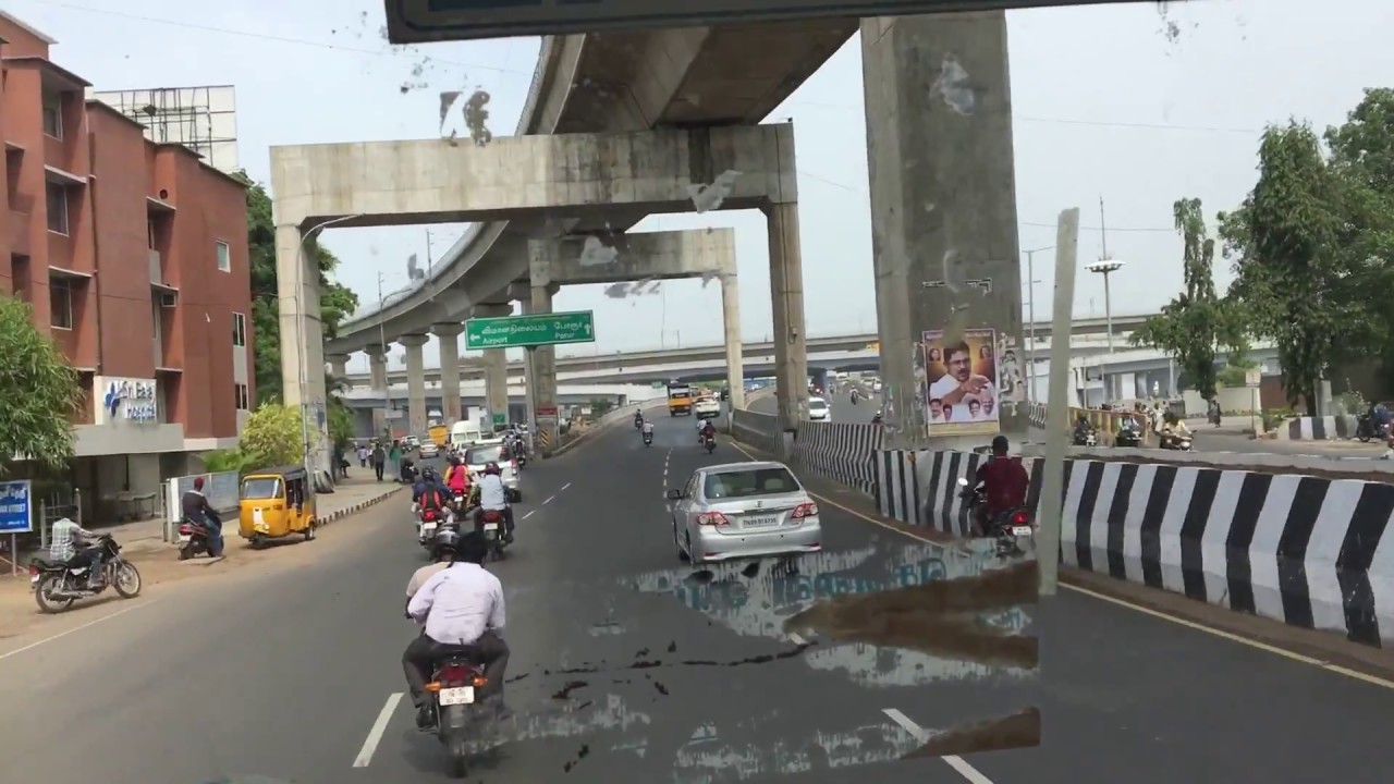 Chennai Bus Ride - Kathipara Bridge | Guindy - YouTube