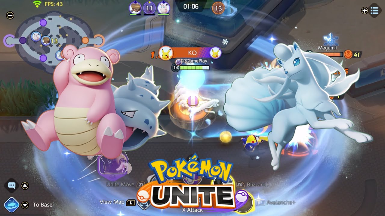 POKÉMON UNITE ALOLAN NINETALES & SLOWBRO Mer Stadium | POKÉMON GO Fest ...