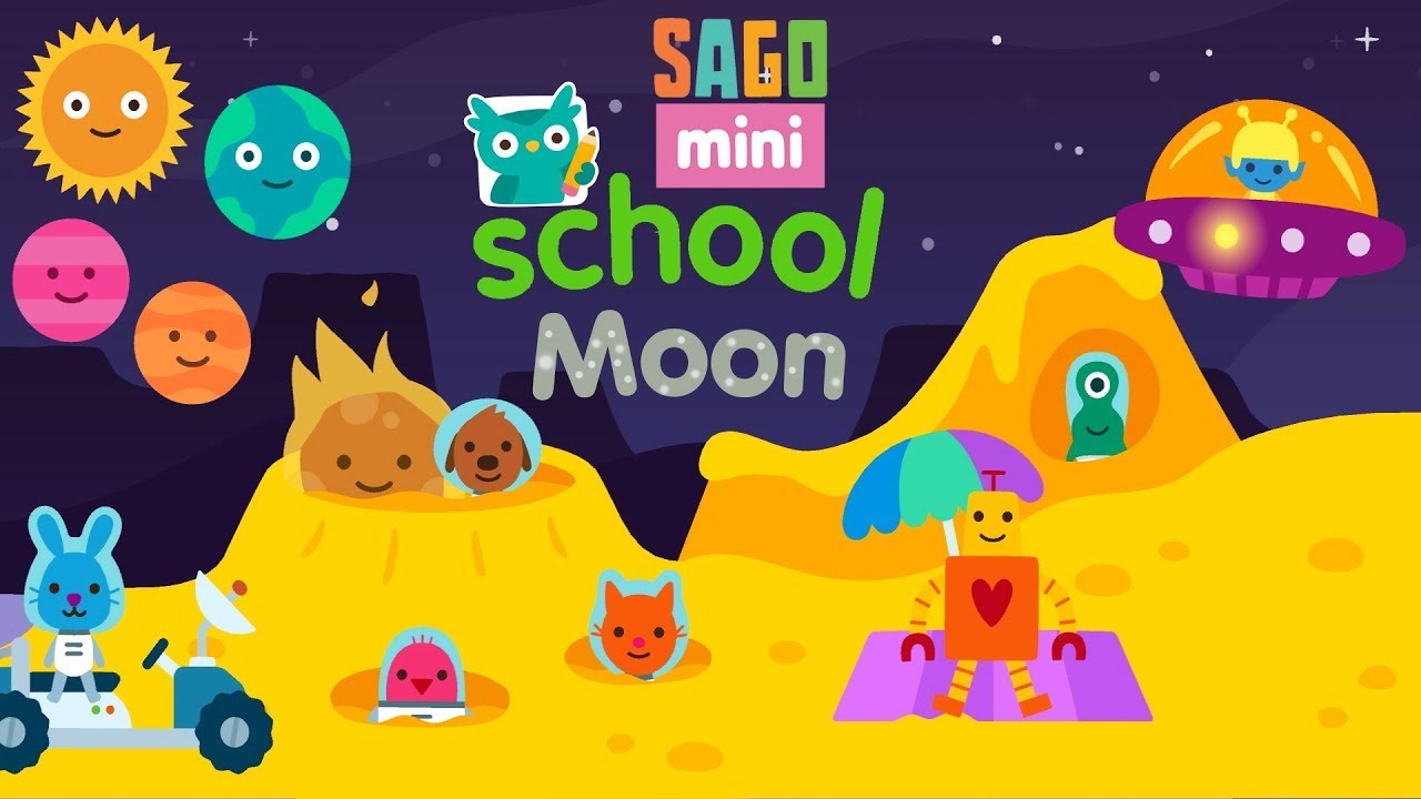 SAGO mini SCHOOL gamplay - MOON - YouTube