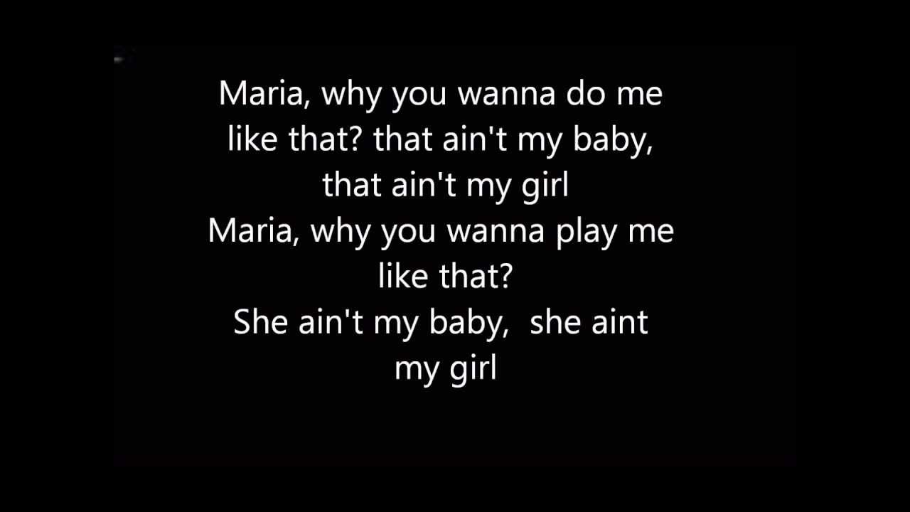 Justin Bieber Maria (Lyrics) - YouTube