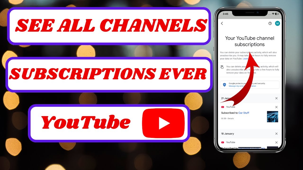 "How to See All Your YouTube Channel Subscriptions on iPhone | Quick ...