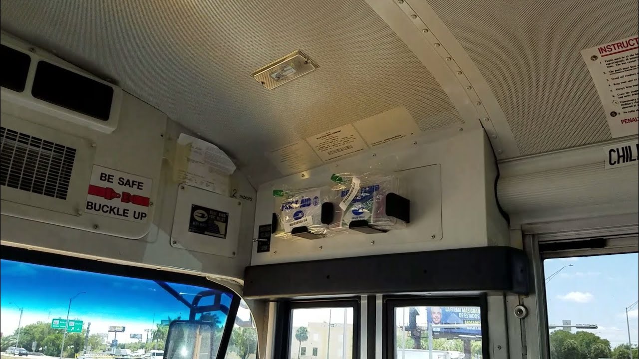 Miami Dade District School Bus BBV 2013 PM route #32135 & showing BBV ...