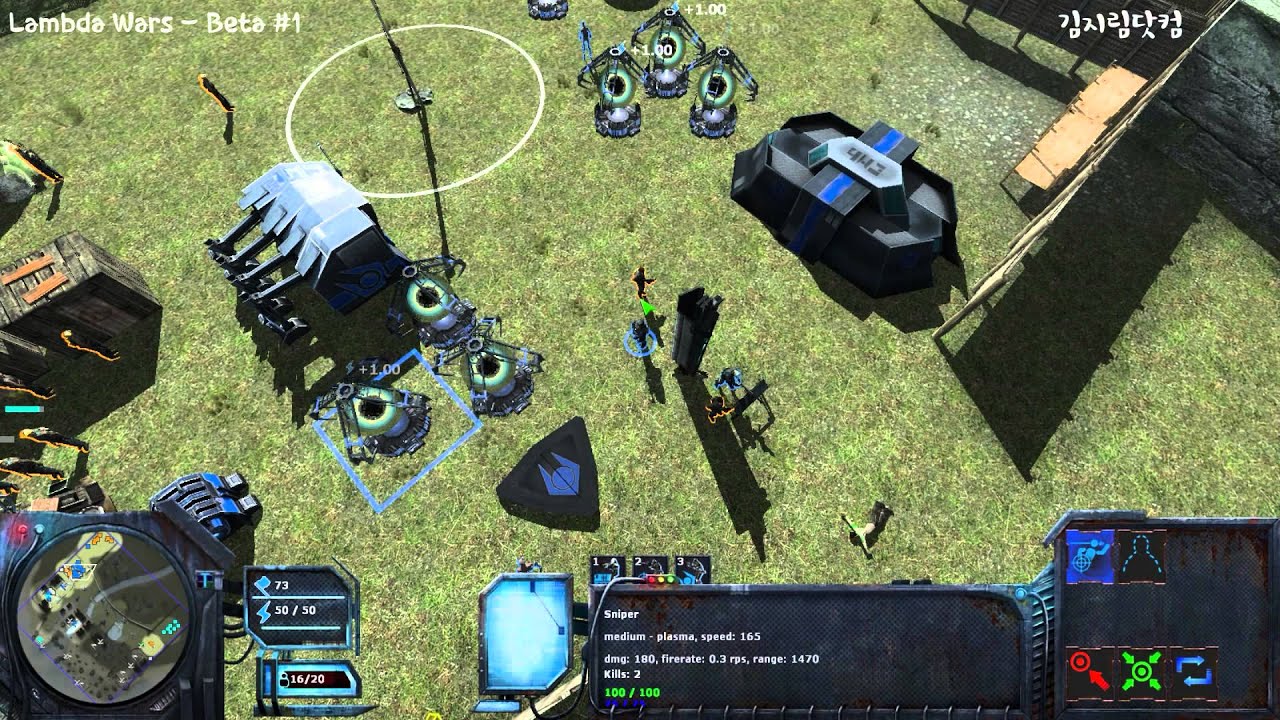 Lambda Wars Beta #1 Combine 2v2 (Steam free game) Half-Life MOD - YouTube