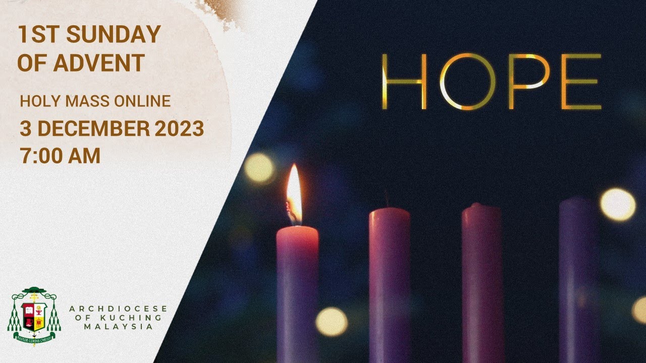 English Mass | 1st Sunday of Advent | 3 December 2023 - YouTube