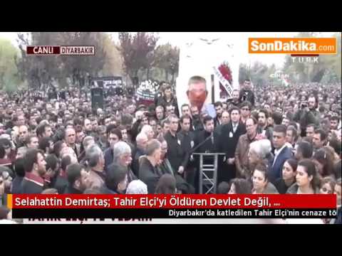 Selahattin Demirtaş  Tahir Elçi’yi Öldüren Devlet Değil, Devletsizliktir