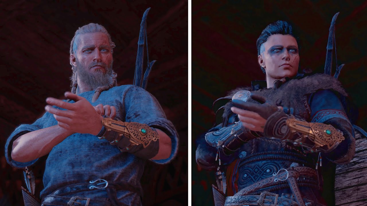Assassin's Creed: Valhalla - Hidden Blade Scene Comparison (Male Eivior ...