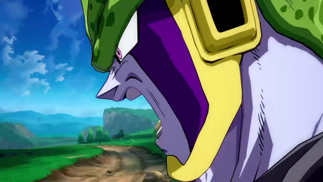 DRAGON BALL FighterZ Android 16 vs Cell - YouTube