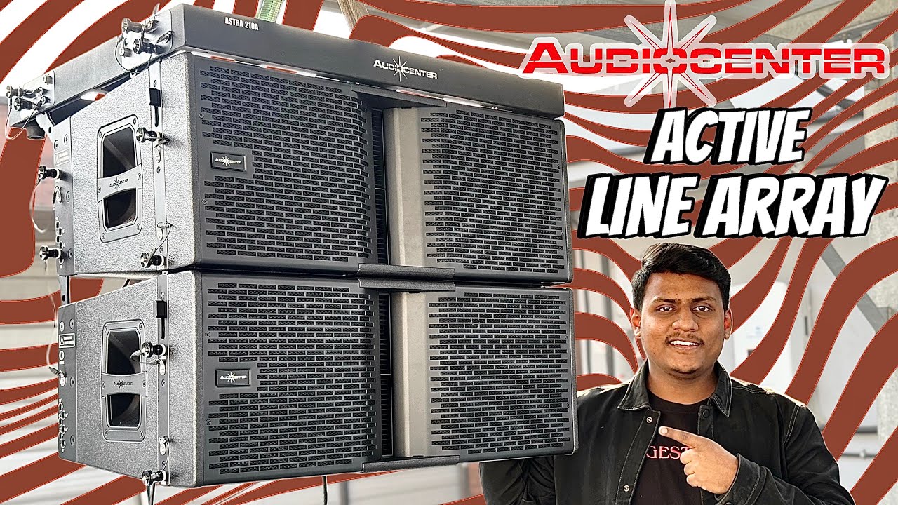 AudioCenter Active Line Array।अब Amplifier की जरूरत नहीं। - YouTube