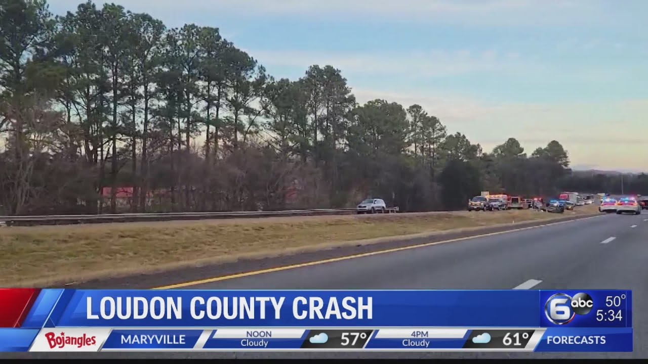 Emergency crews work Loudon County crash on Thanksgiving - YouTube