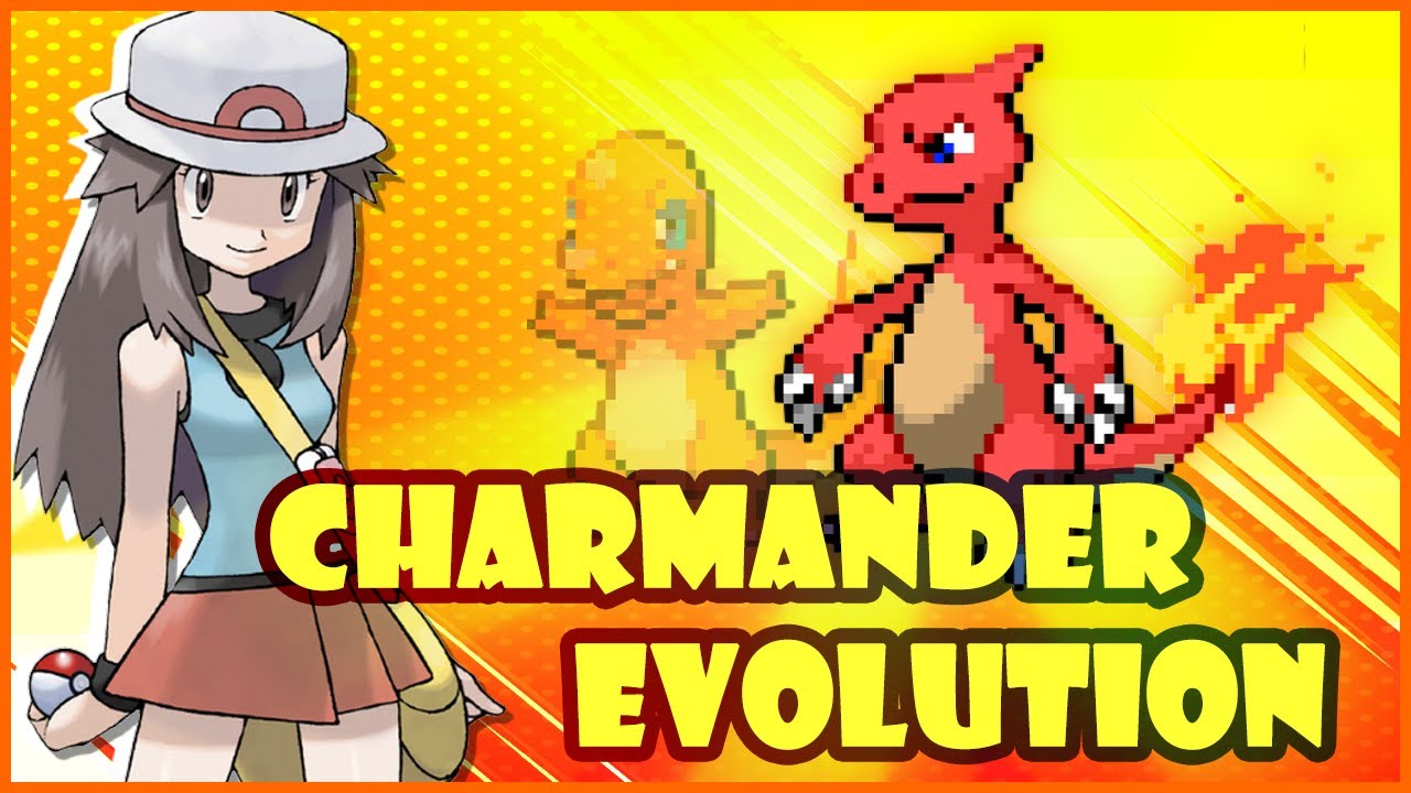 Charmander Evolution To Charmeleon "Pokémon Vérsion Fire Red " - YouTube
