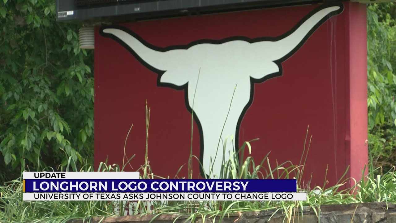 University of Texas asks Johnson County to change longhorn logo - YouTube