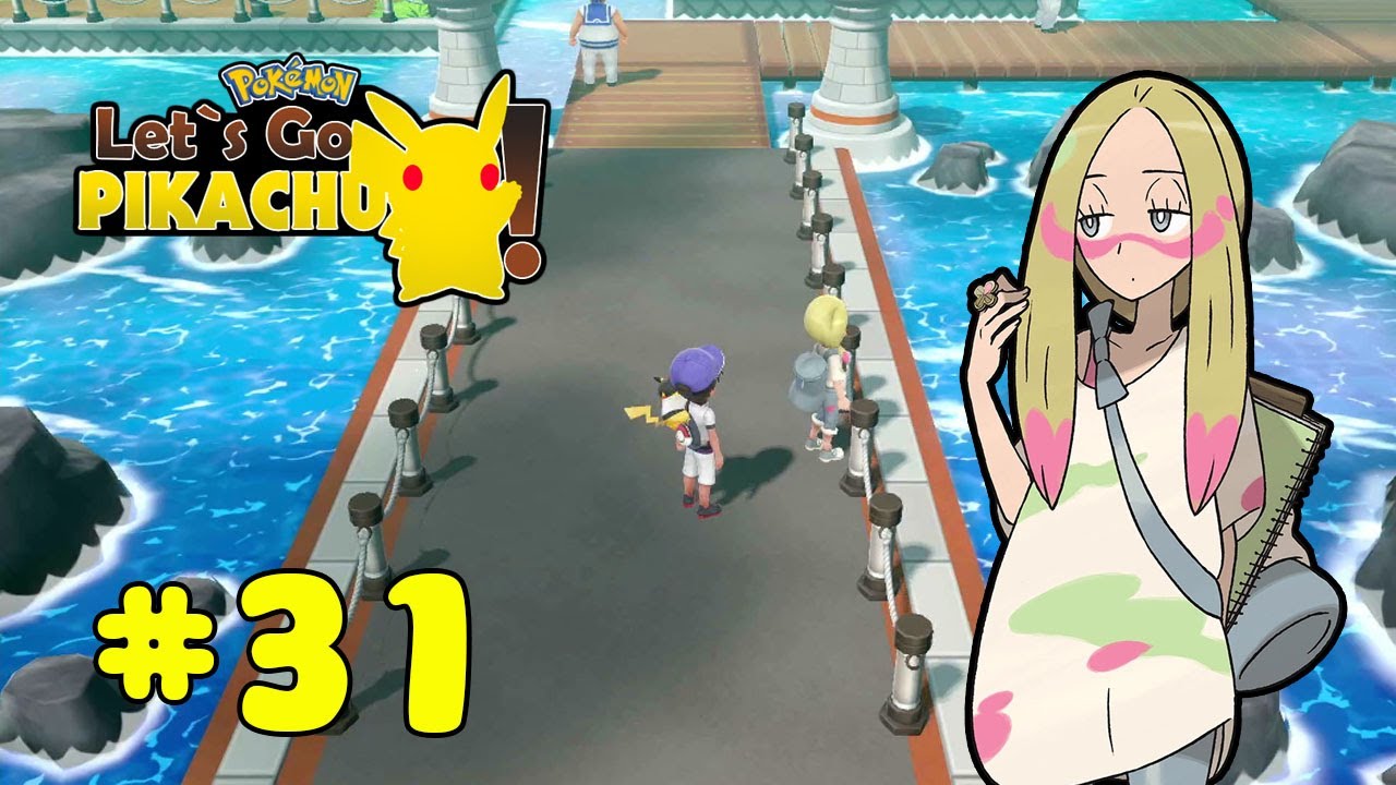 Pokemon Lets Go Pikachu And Eevee #31 - Thách Đấu Trainer Mina - YouTube