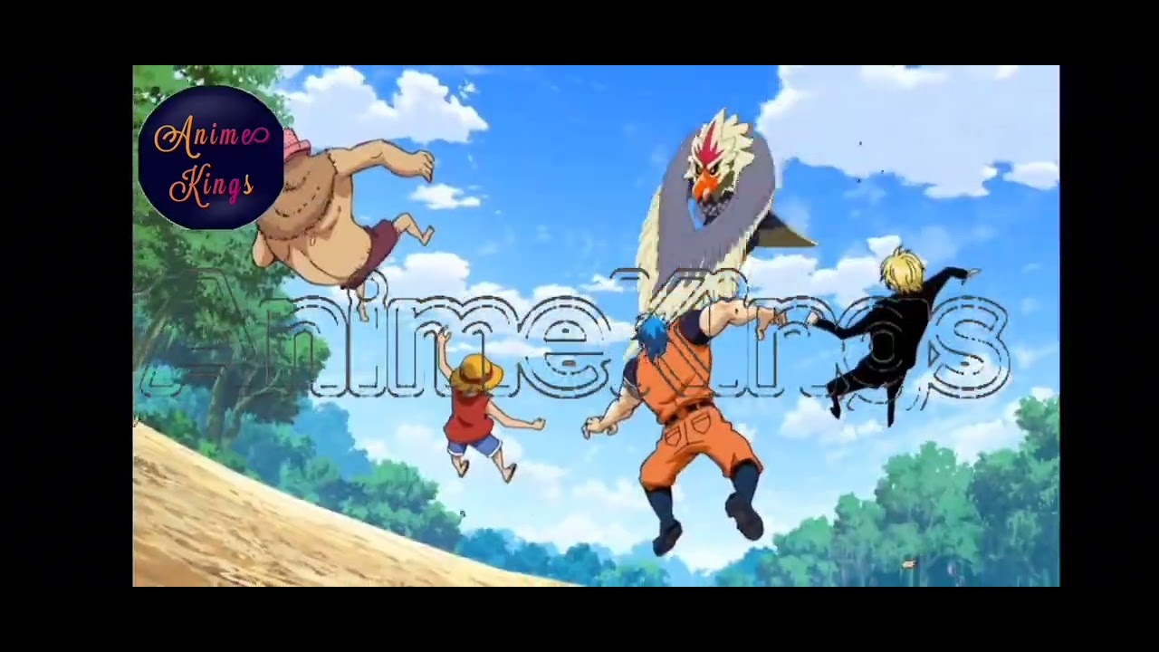 Luffy and Toriko fight the Hungry Bird - YouTube