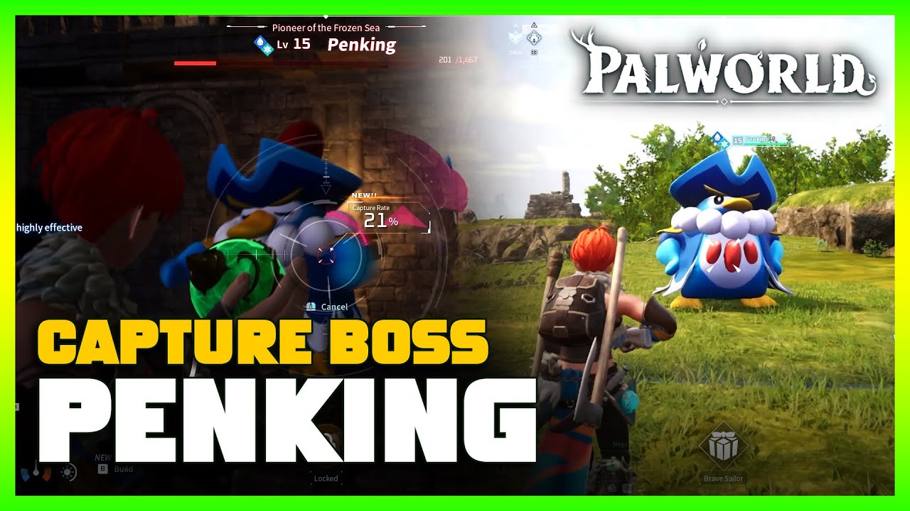 Capture Alpha Penking Palworld Gameplay - YouTube