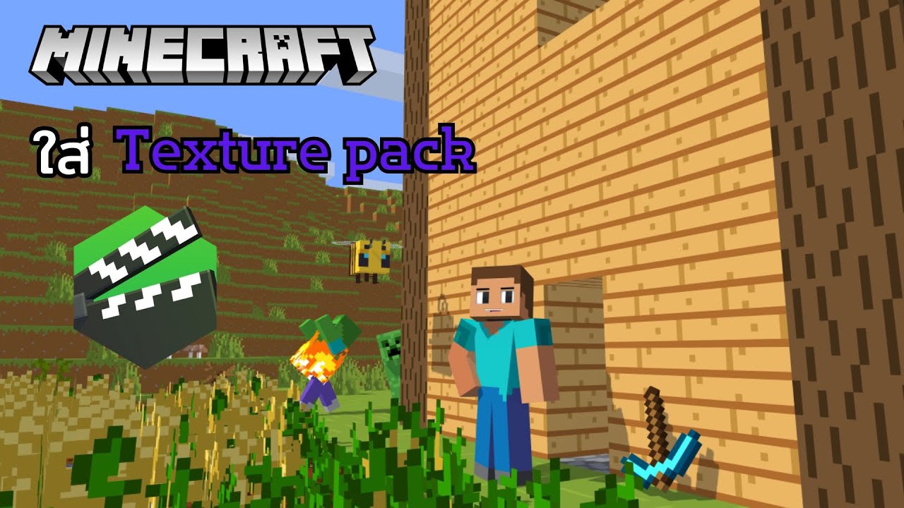 สอนใส่ Texture pack | Mine imator - YouTube