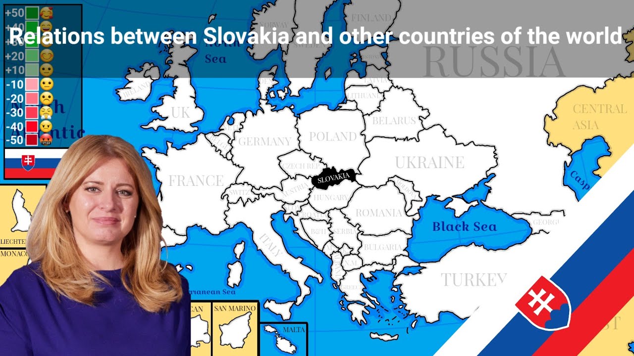 Relations between Slovakia 🇸🇰 and other countries of the world - YouTube