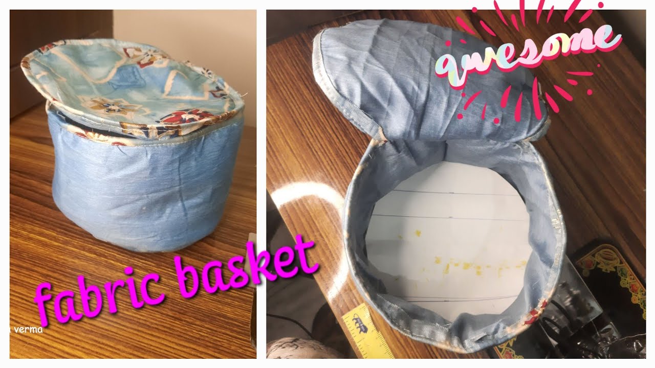 How to sew fabric boxes tutorial // sewing fabric boxes diy // roti ...