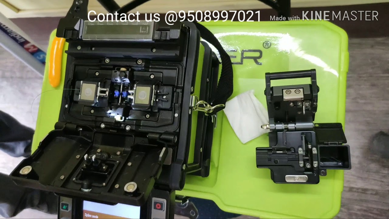 Jetfiber X4 Splicing Machine Part1 - YouTube
