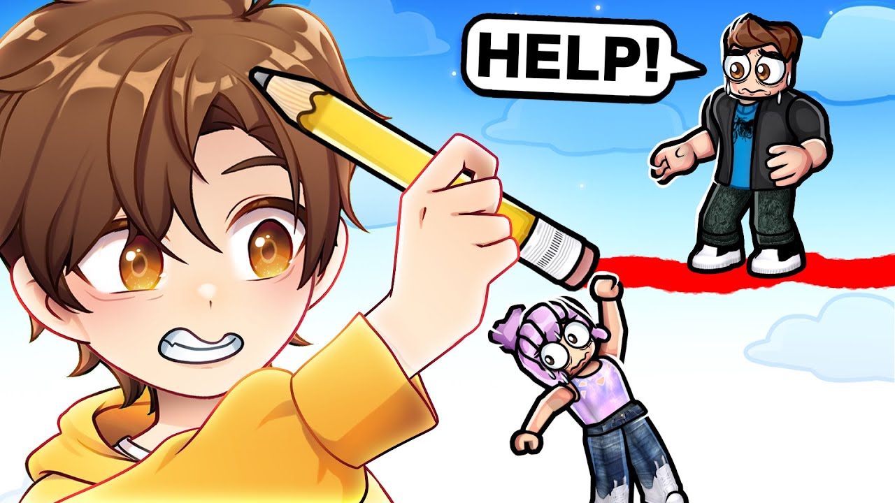 i had to DRAW to beat this OBBY… - YouTube