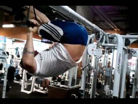 Upside down back row - YouTube