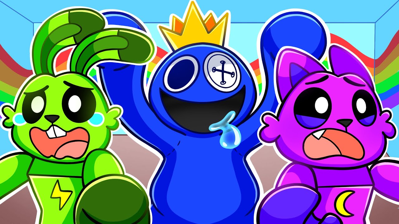 E se os Smiling Critters fossem para o Rainbow Friends no Roblox - YouTube