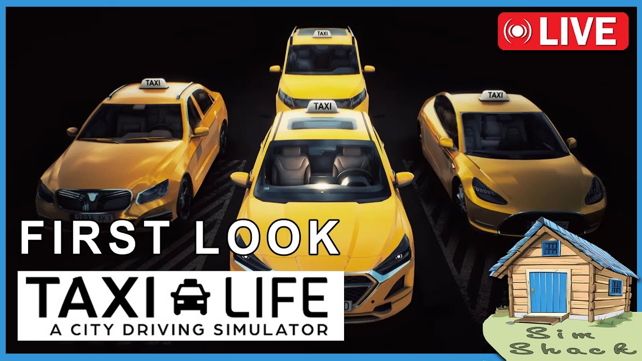 🔴LIVE Taxi Life: A City Driving Simulator. | FIRST LOOK. | Live from ...