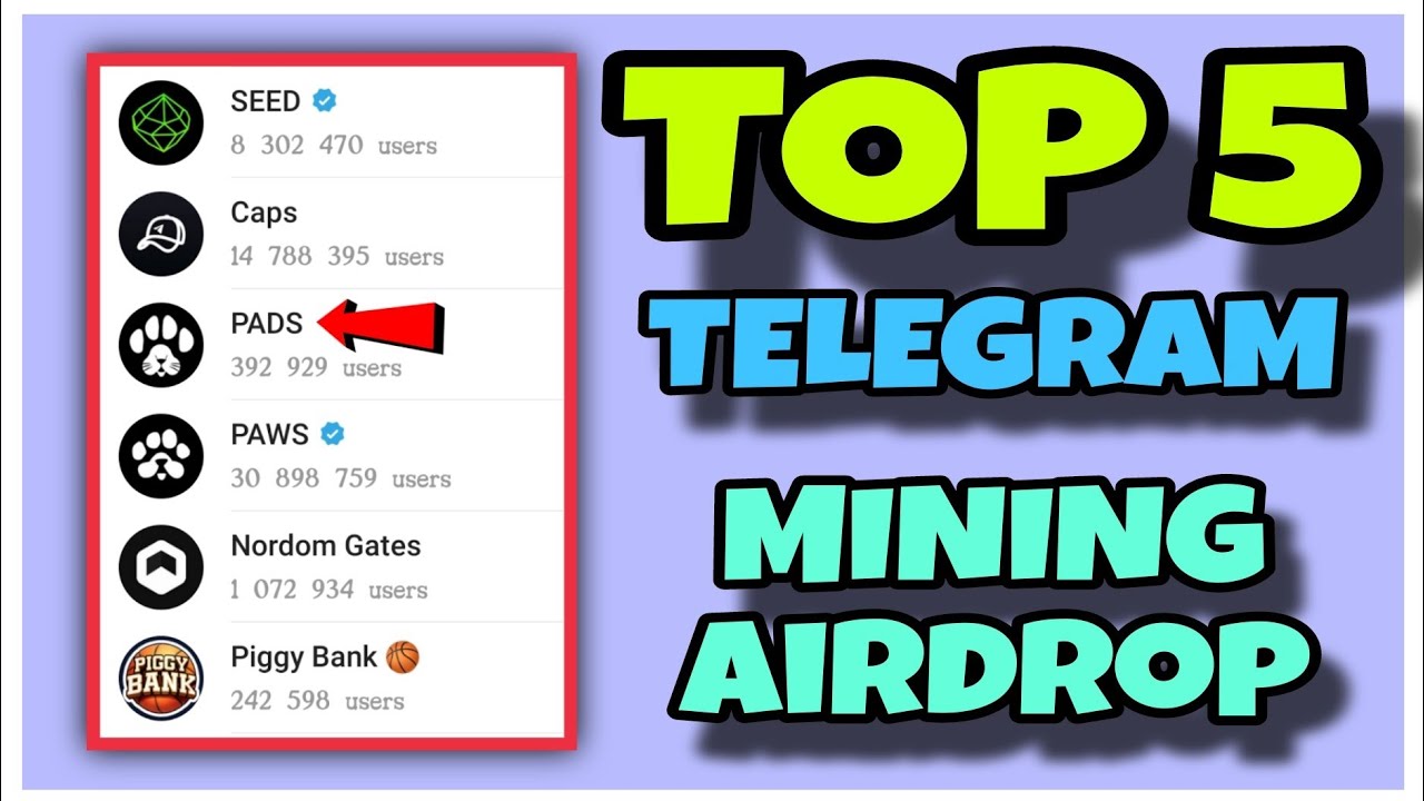 Top 5 Telegram Best Mining Bot | Best Telegram New Earning Bot ...
