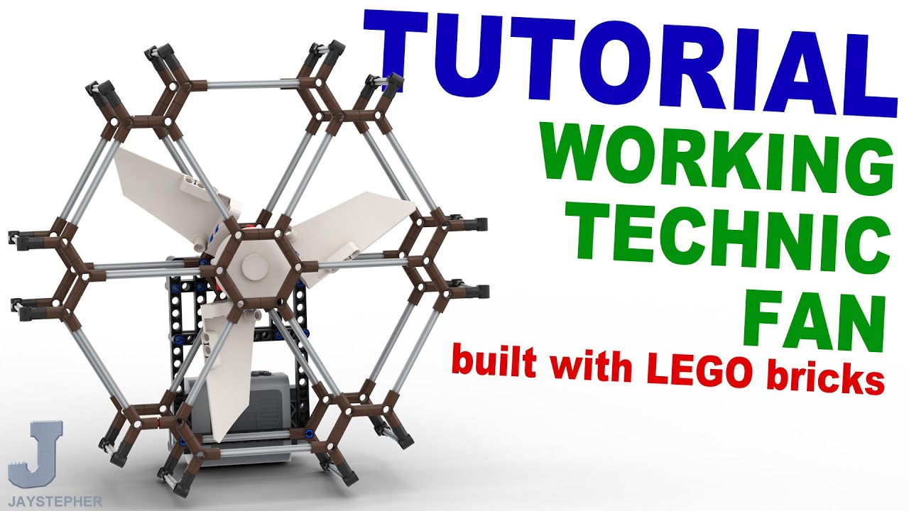 LEGO Technic Fan DIY Tutorial with Power Functions - YouTube