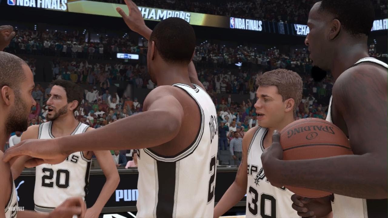 NBA 2K24 San Antonio Spurs Wins 2004 NBA Championship - YouTube