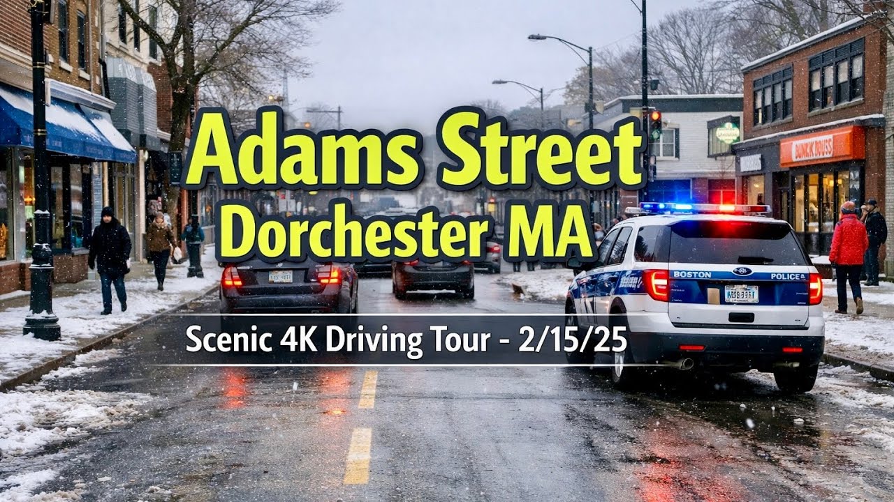 📍Adams Street, Dorchester MA | 4K Drive Tour - February 15, 2025 - YouTube