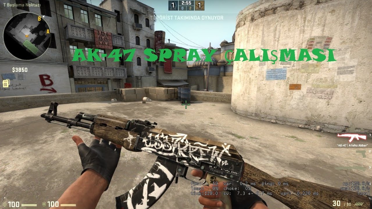 CS:GO - AK-47 Spray Nasıl Yapılır ? [SESLİ] - [HD] - YouTube